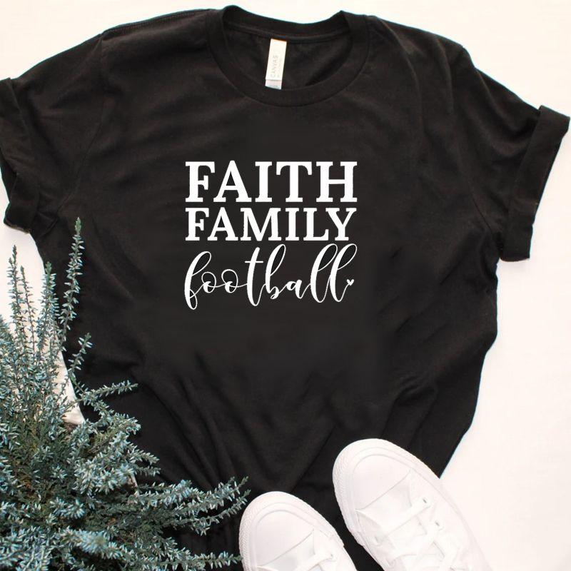 Buy Cute Faith, Family, Football Christian Religious Fall Sports ...