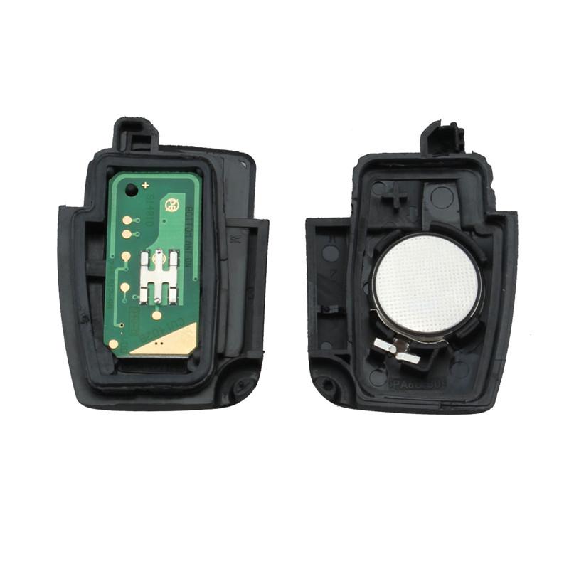 Buy 434Mhz 3 Buttons Flip Key Fob Transponder 4D60 Chip For Ford Focus ...