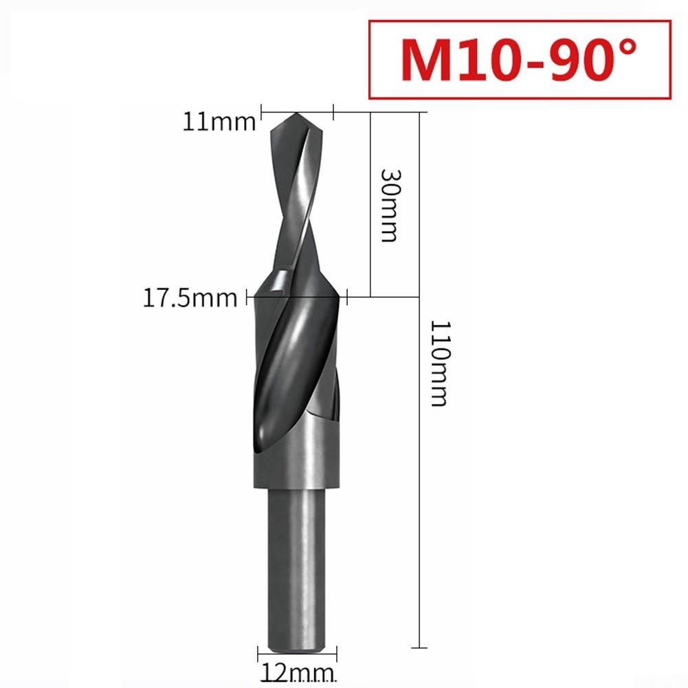 Buy 90/180 Degree HSS Counterbore Spiral Step Drill Bit For Metal ...