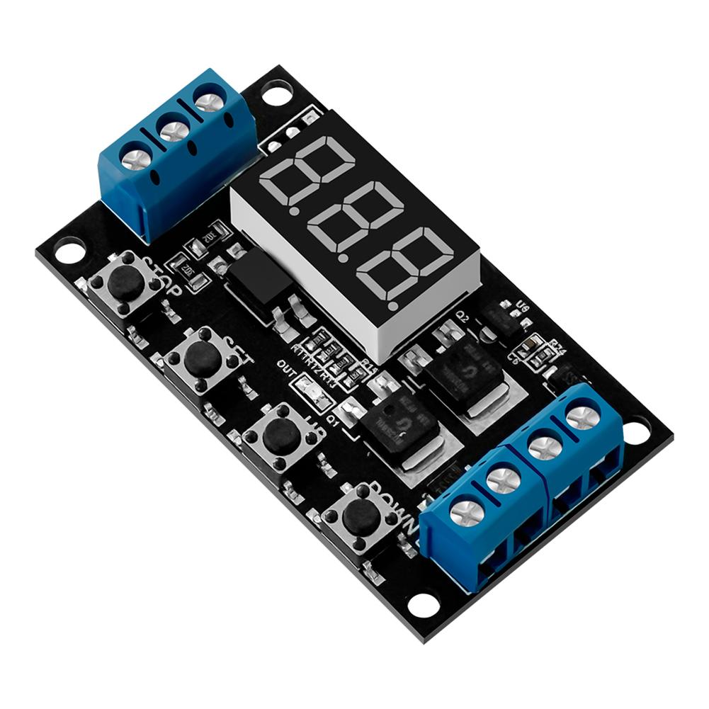 Cheap 1-5pcs ZK-TD4 Cycle Timing Delay Module With Digital Tube Display ...