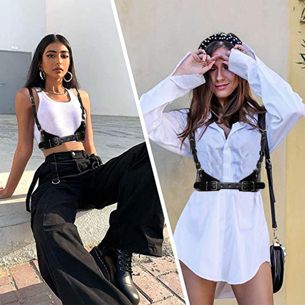 Cheap Women Sexy Garters Faux Leather Waist Belt Crop Top Cincher ...