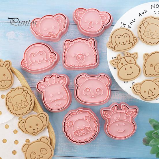 8Pcs/Set Cookie Molds Cartoon DIY PP Small Candy Chocolate Baking ...