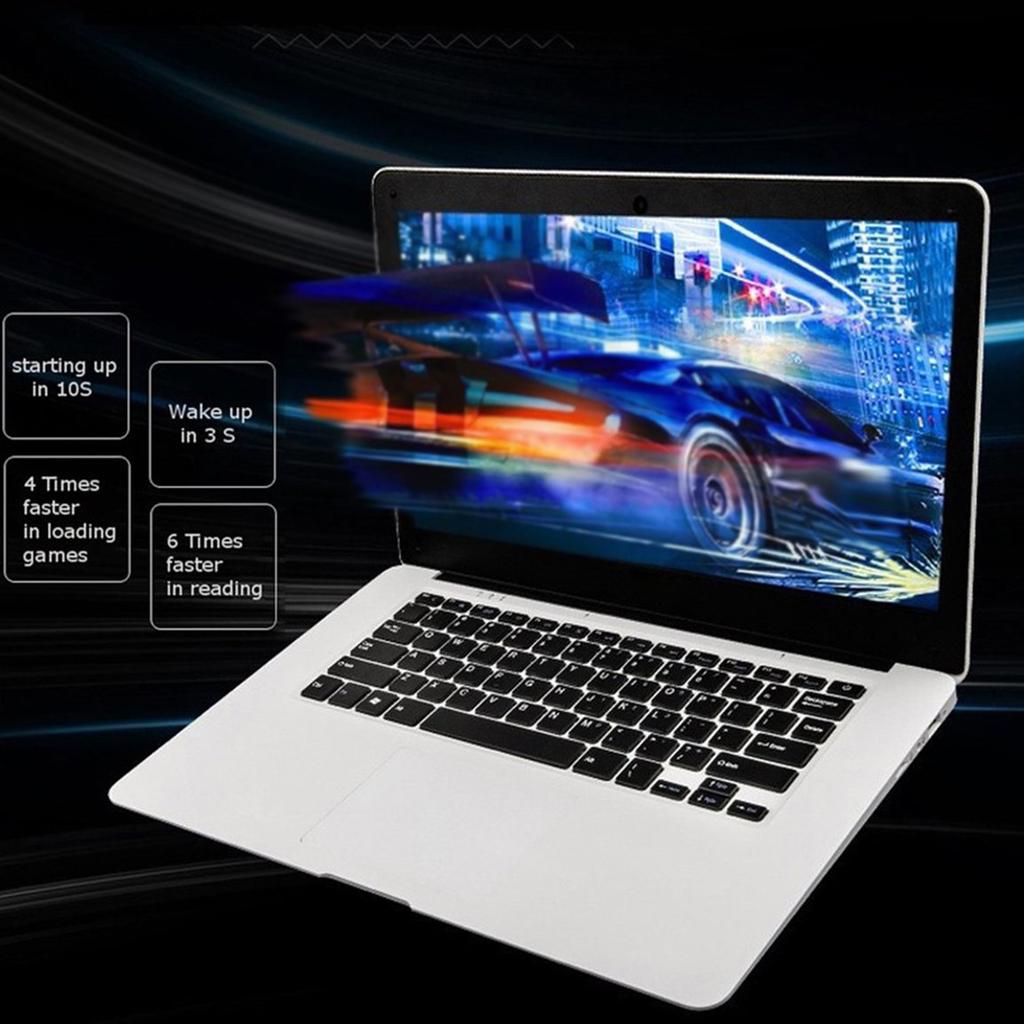 Ultra-thin Laptop PC 14.1-inch Netbook 1366*768P Display Pixel 2GB+32GB ...