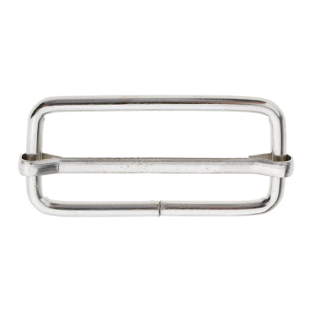 40 Pieces Metal Adjustable Buckle Connector for Bag Strap 38x16x2.8mm ...