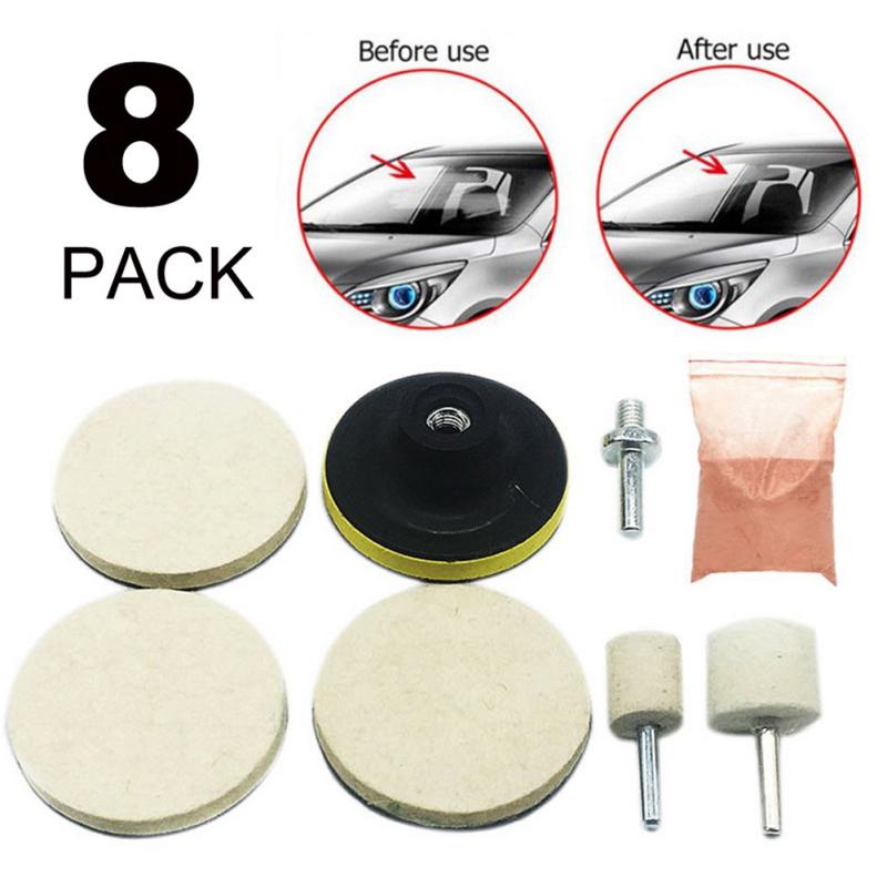 Buy 8pcs Glass Polishing Scratch Removal Kit for Car SUV Windshield ...