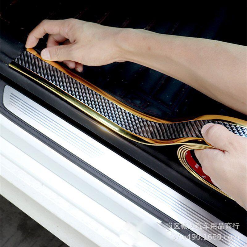 Köp Door Sill Protector Rubber Strip Car Threshold Protection Bumper ...