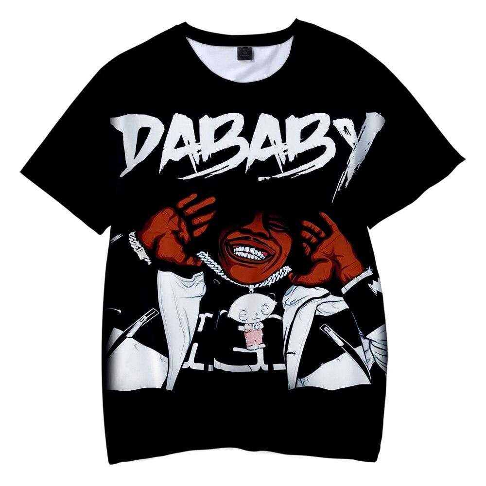 Satın alın Dababy Rapçi Serin Sokak Giyimi Yetişkin Çocuk T-Shirt 3d ...