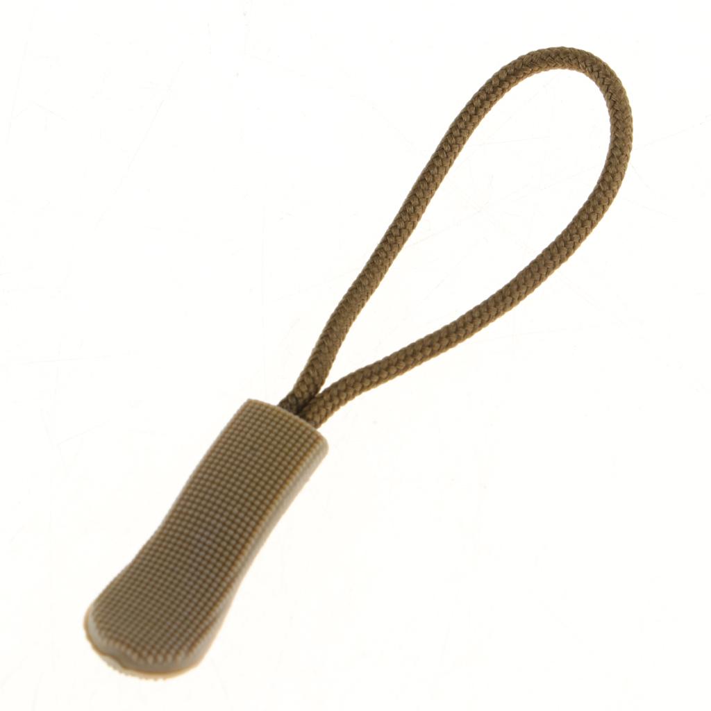 Buy 20 Pieces Zipper Puller with Webbing Cord for Sportswear Backpack ...