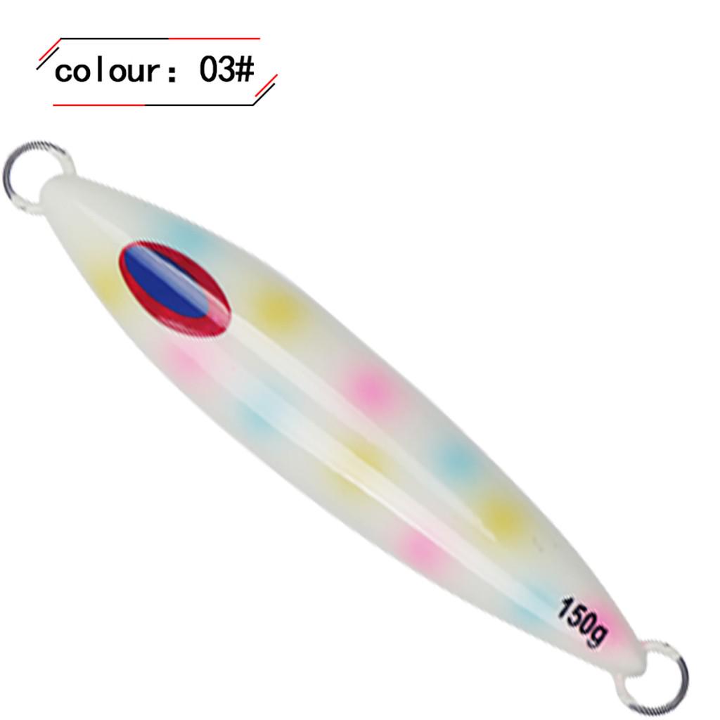Buy [ZH] 100g 4.3inch Fishing Vertical Jigs Luminous Slow Jigging Lures ...