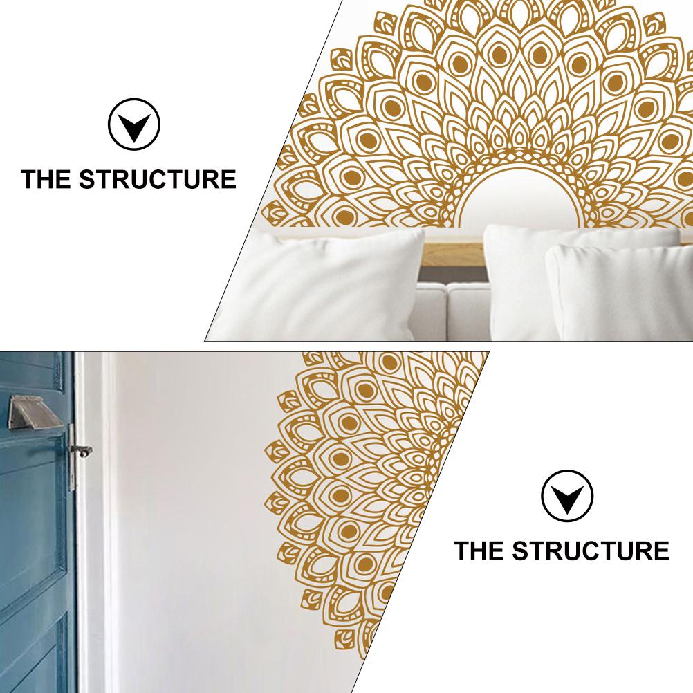 Buy 1pc Decorative Wall Stickers Background Decals Wallpaper Wall ...