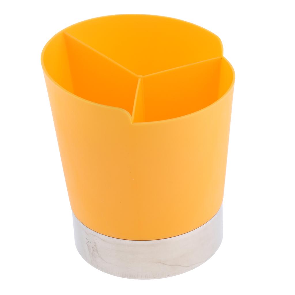 Buy Straw Dispenser Holder 3 Compartments Plastic Yellow at affordable ...