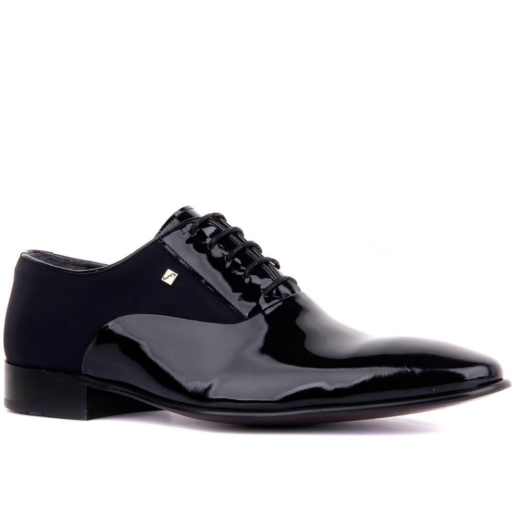 Buy Fosco - Black Patent Leather Men's Classic Shoes at affordable ...
