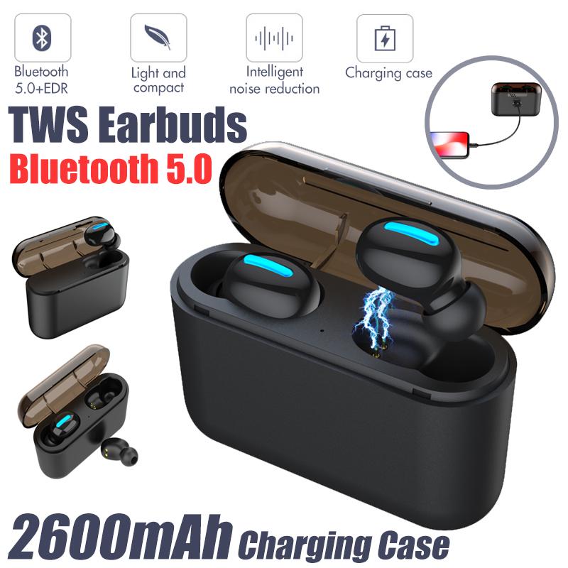 Bluetooth 5.0 Headset Wireless Earphone TWS Earbuds Sweatproof Sport ...