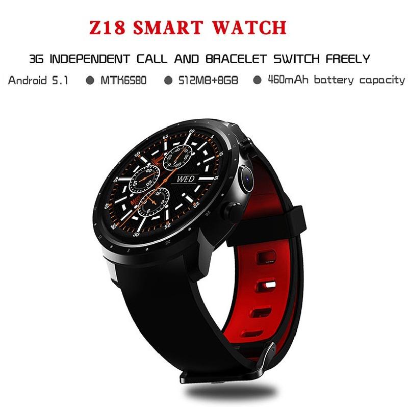 Buy Electronics Smart Watches Z18 Smart Watch Android 5.1 Round Screen ...