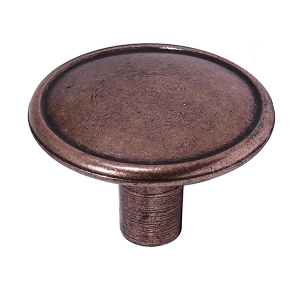 Buy Art Button Handle Circle Drawer Cabinet Door Handle Metal Single ...