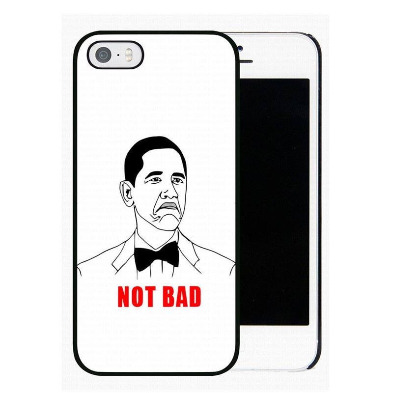 Buy Not Bad Obama Meme Hard Phone Case Cover Fits Iphone 4 5 6 7s Plus ...