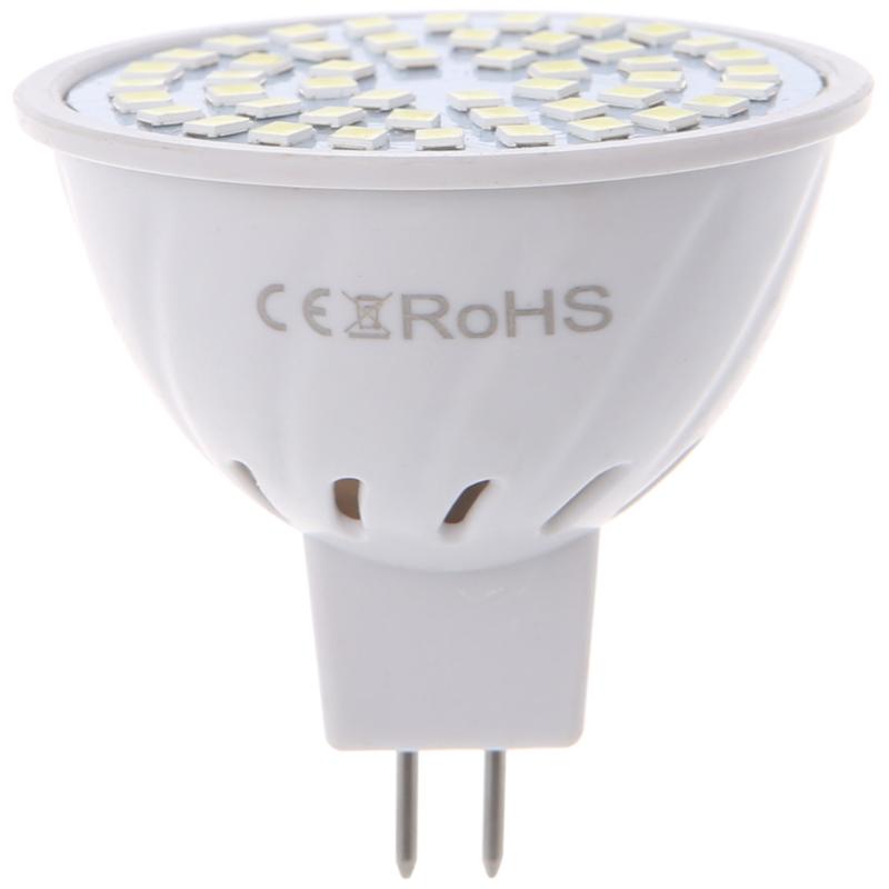 MR16 4W LED Spotlight Cool/Warm White Bulbs AC 220V 48SMD 2835 Lamps ...