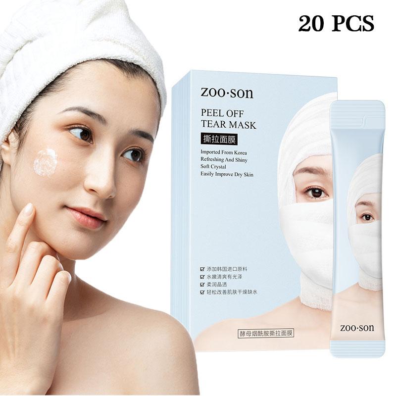 Cheap 20pcs/box Yeast Niacinamide Peel Off Tear Mask | Joom