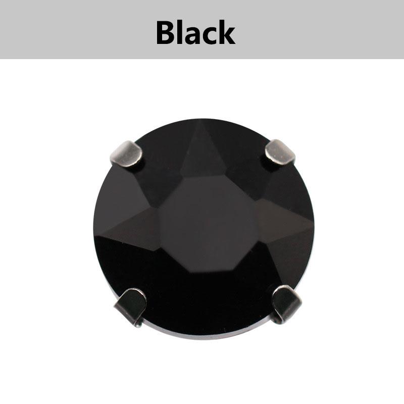 20pcs/lot 10mm Round Glass Claw Drill Crystal Hand Sewn Jewelry Making ...