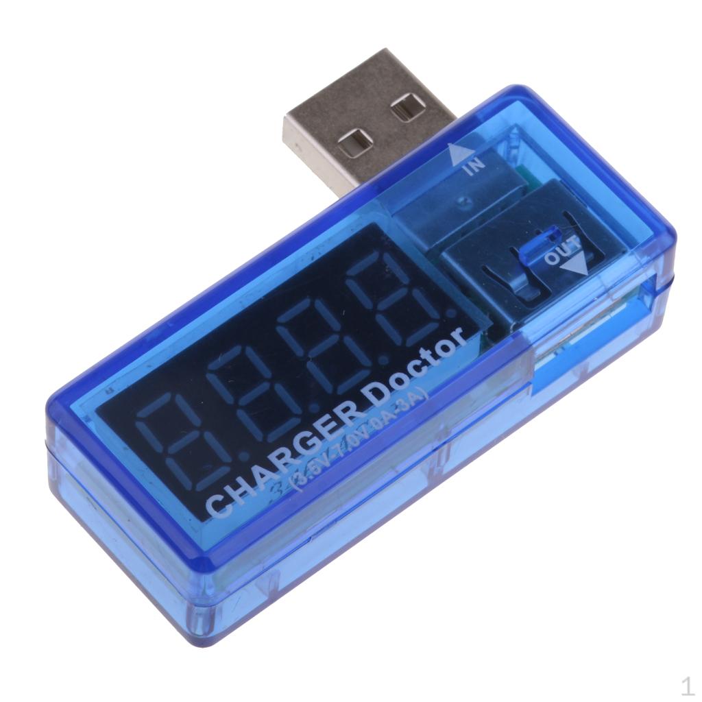 Buy USB Charger Detector Current Voltage Tester Digital Volt Amp Meter ...