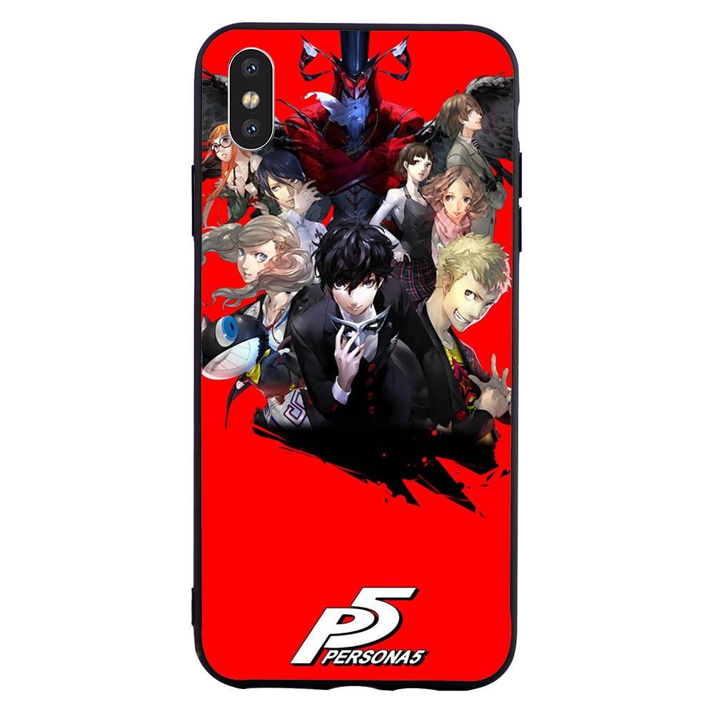 Buy Persona 5 P5 Soft Phone Case for Huawei P8 Lite 2017 P9 P10 P20 P30 ...