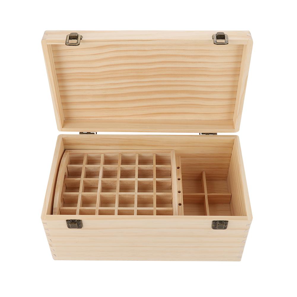 Buy New Beautiful Double-layer Wooden Large Essential Oil Storage ...