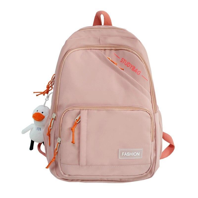 💰Kaufe Einfache neue Nylon Frauen Rucksack Laptop Rucksäcke ...