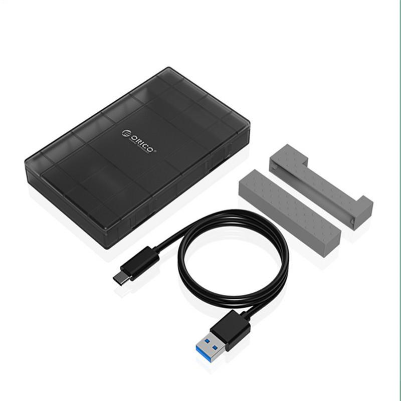 Buy Half-Transparent ABS Fireproof Material Hard Disk Box by USB3.1 ...