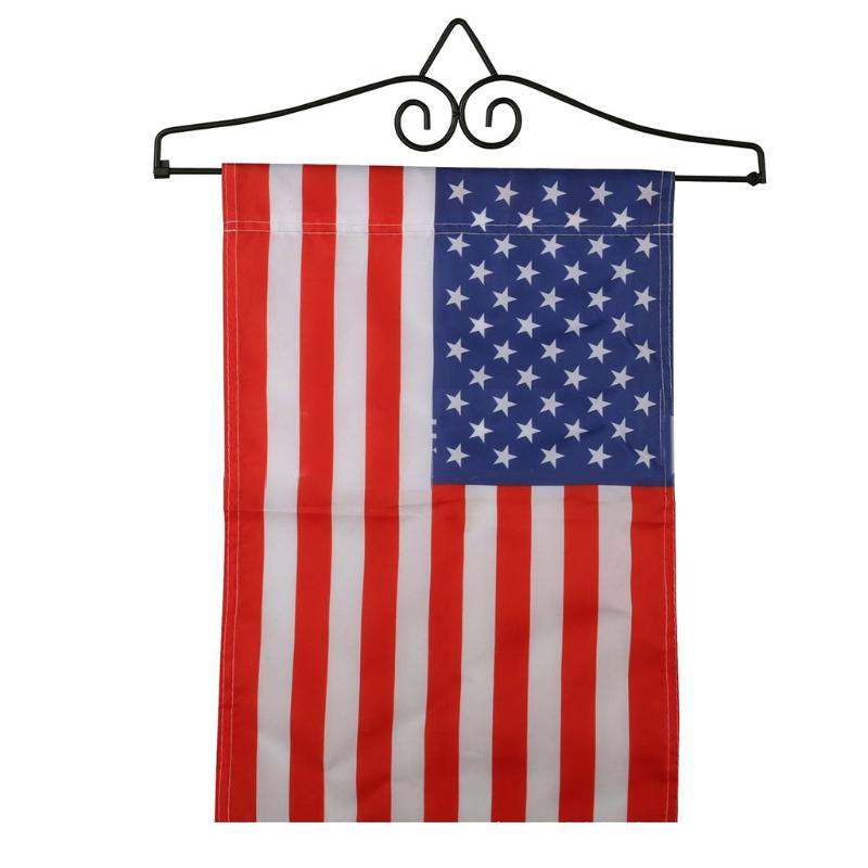 Buy Horizontal Flags Wall Scroll Hanger Garden Stand Frame Durable ...