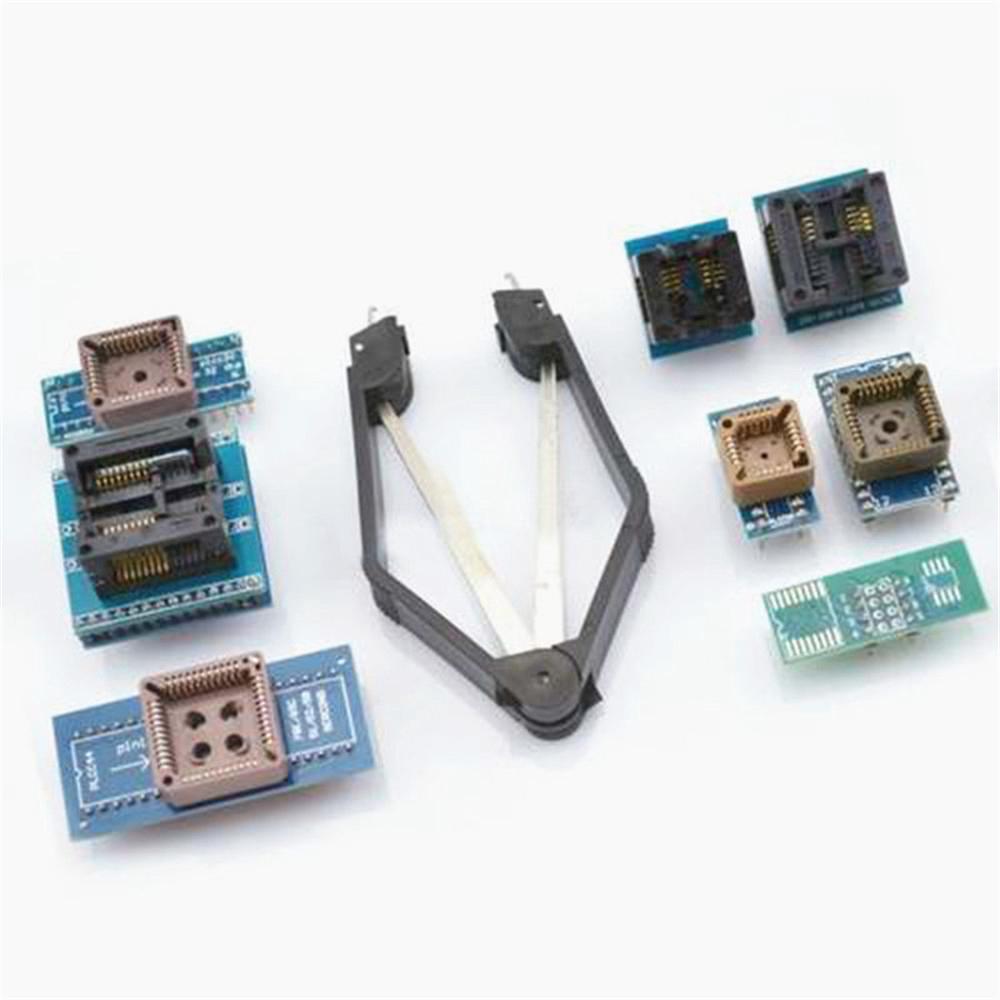 8 Programmer Adapters Sockets Kit for TL866II Plus EZP2010 with IC ...