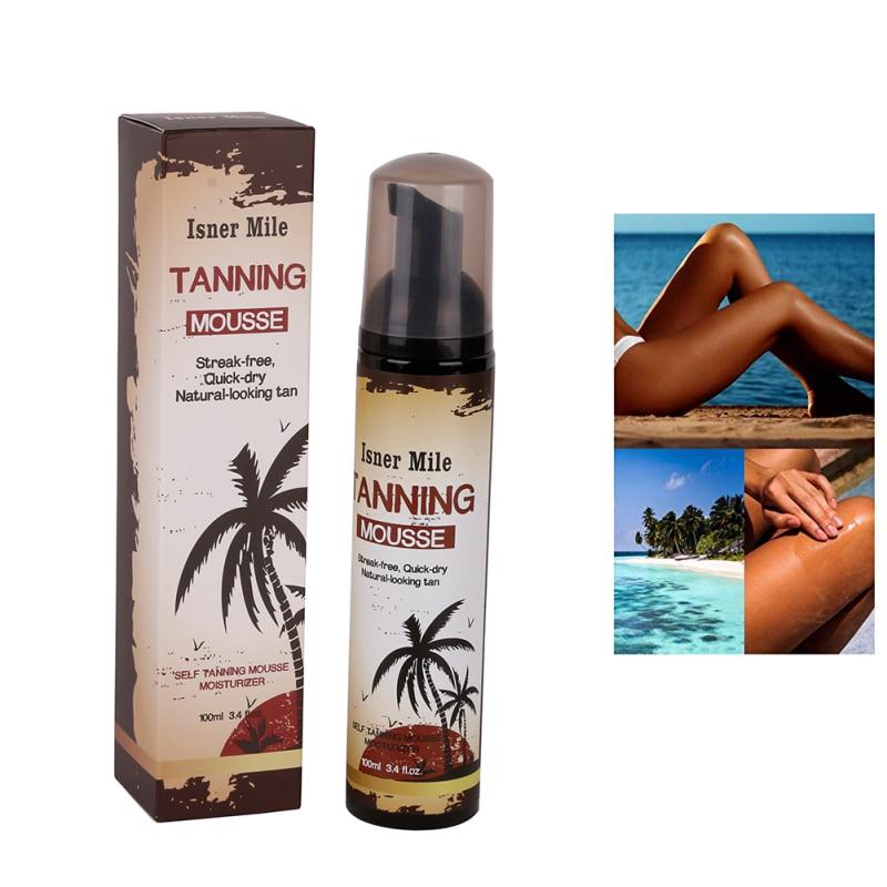 100ml Self Tanner Body Bronzer Skin Long-lasting Moisturizing Sunless Tanning Lotion Body Cream ...