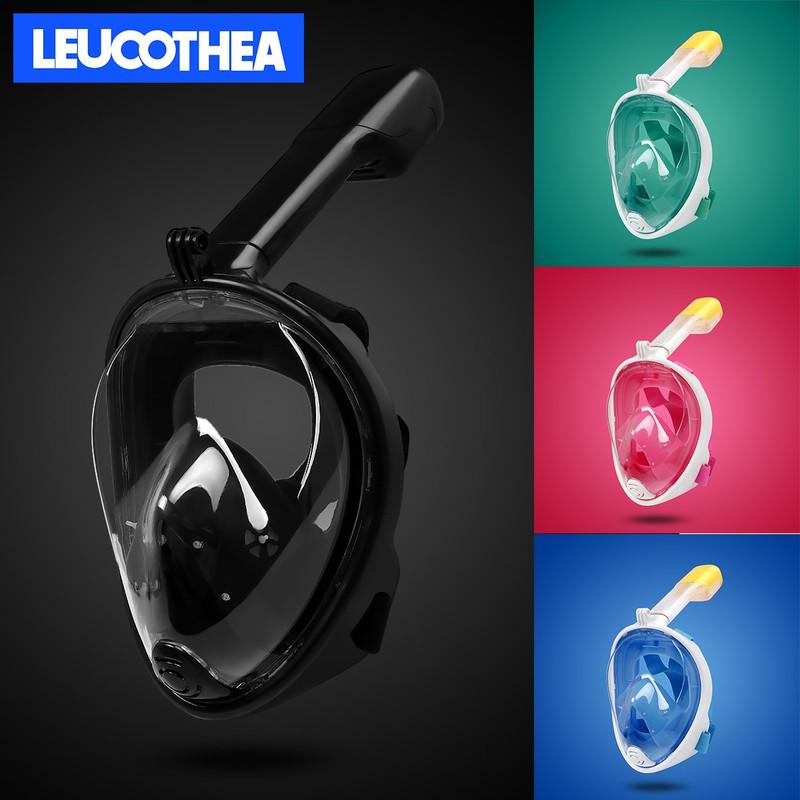 Buy YG S/M/L/XL Anti-Fog Swimming Full Face Mask Surface Diving Snorkel ...