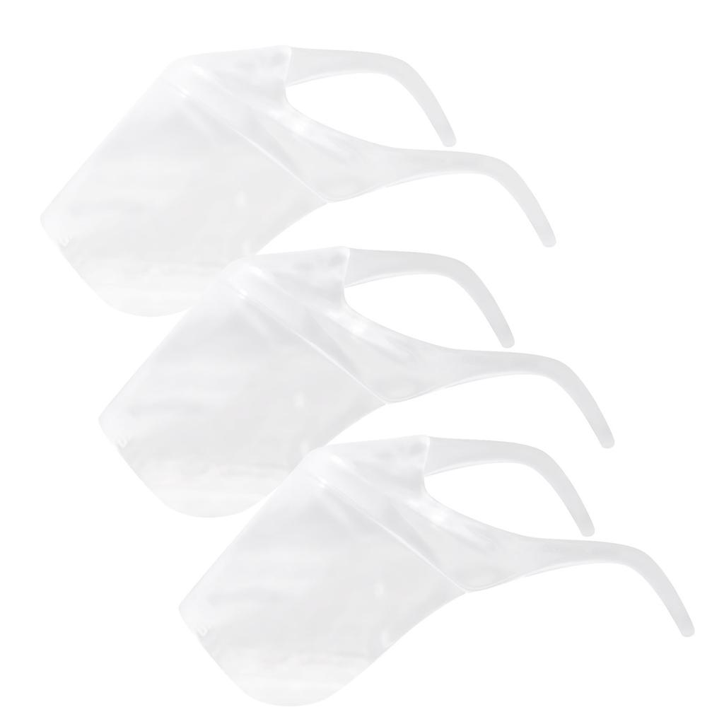 Buy Durable Face Mask Face Visor Protection Combine Plastic Transparent ...