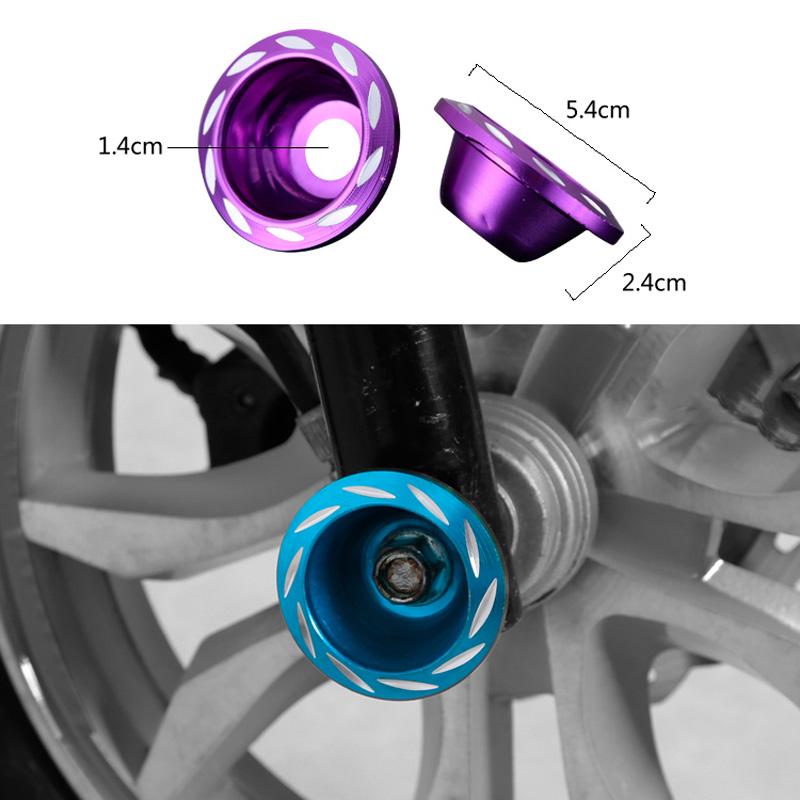 Buy CNC Aluminum Front Fork Wheel Frame Sliders Motorbike Falling ...