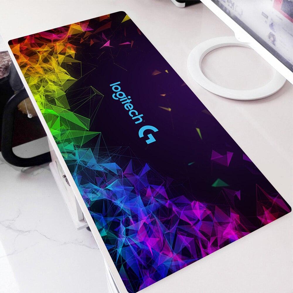 Buy Logicool Logo mouse pad gamer Big Mouse Mat For Computer mousepads ...