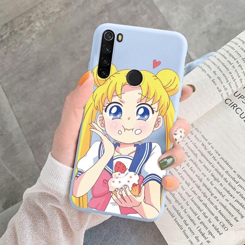 Buy Anime Sailor Moon for Xiaomi Redmi Note 8 8T Pro Phone Case Cute ...