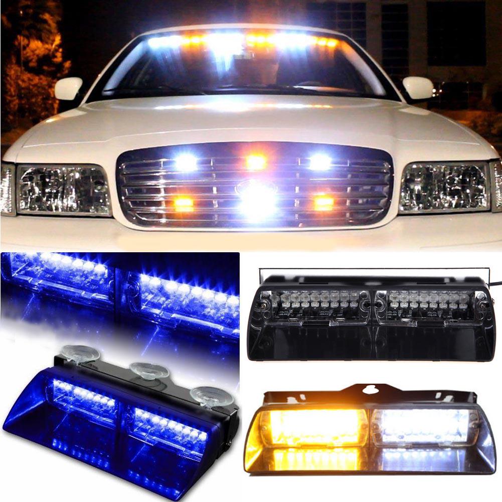 Buy 16 LED 18 Flashing Modes Car Truck Emergency Flash Dash Strobe ...