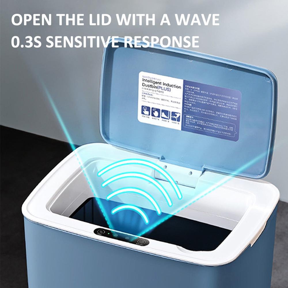 Automatic Intelligent Sensor Smart Trash Can Kitchen Motion Detector ...