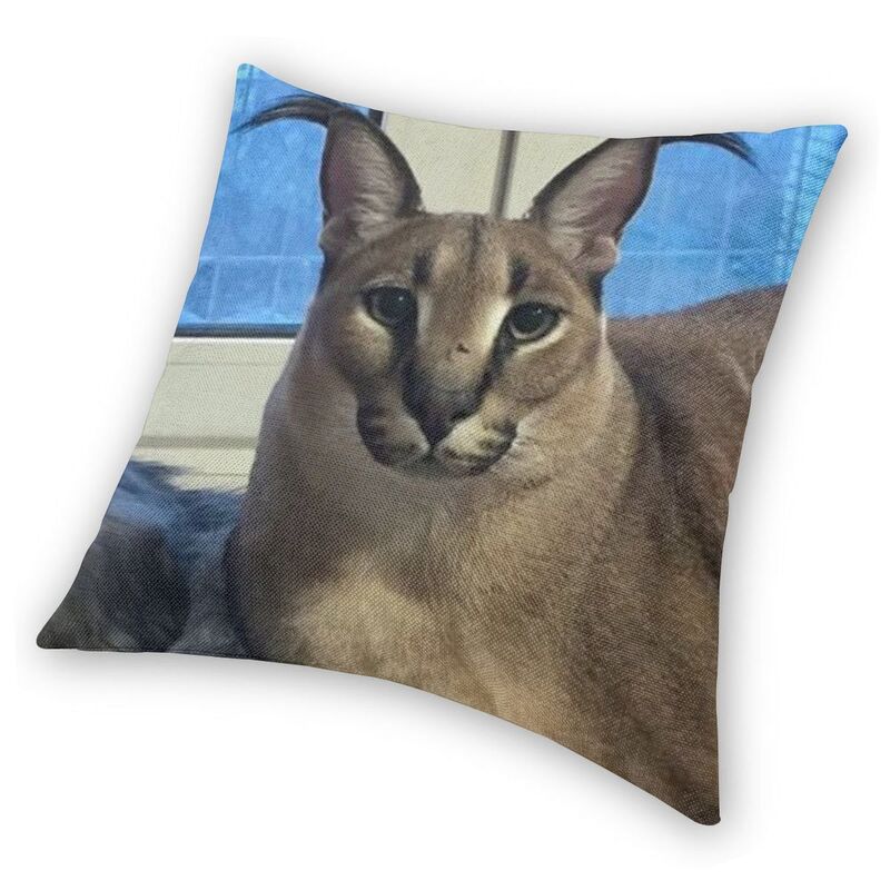 Satın alın Big Floppa Funny Meme Square Pillowcover Decoration Caracal ...