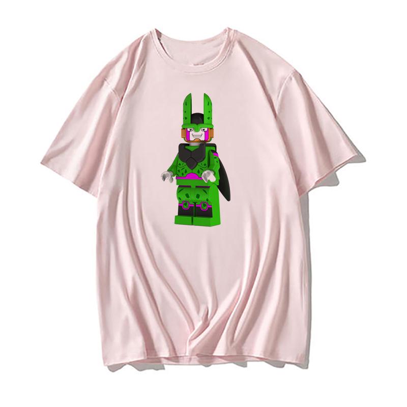 Buy Dragon Ball Frieza Cell Lego Raditz Gohan Anime T Shirt Funny ...