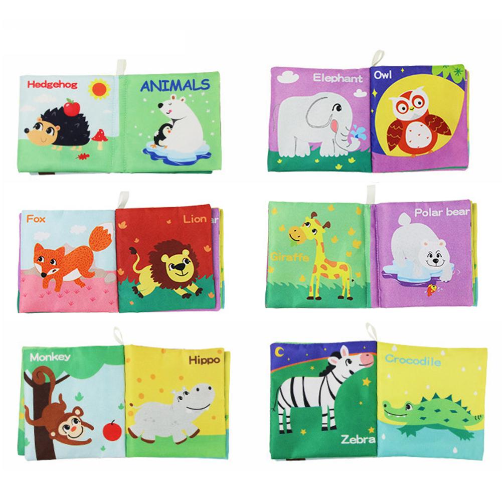 Teaching Cloth Book Infant Early Education Cloth Book Sound Cognition ...