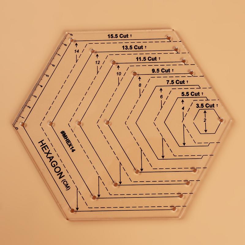 Acrylic Patchwork Craft Cutting Rulers Diy Home Sewing Tools uygun ...
