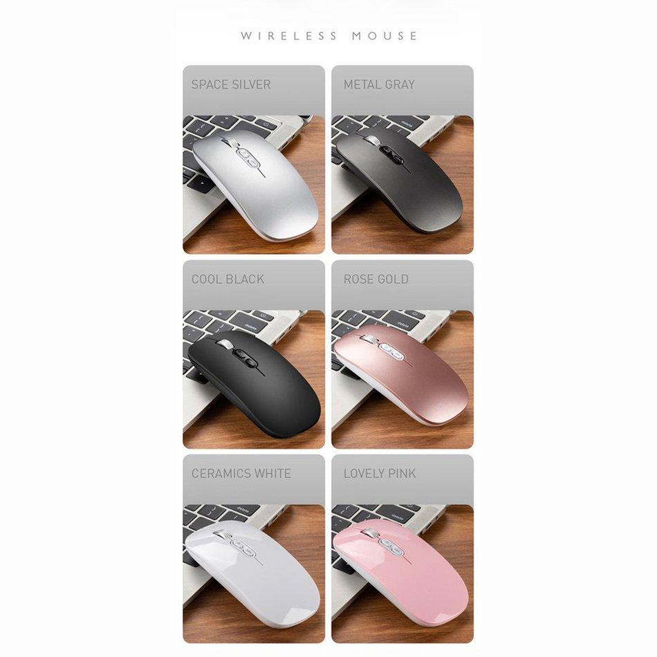 Buy ZZEE Wireless Mouse M103 Rechargeable Slient Button USB Mini ...
