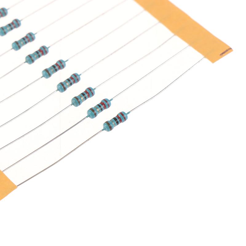 Buy 600Pcs 30 Kinds Value Metal Film Resistor Pack 1/4W 1% Resistor ...