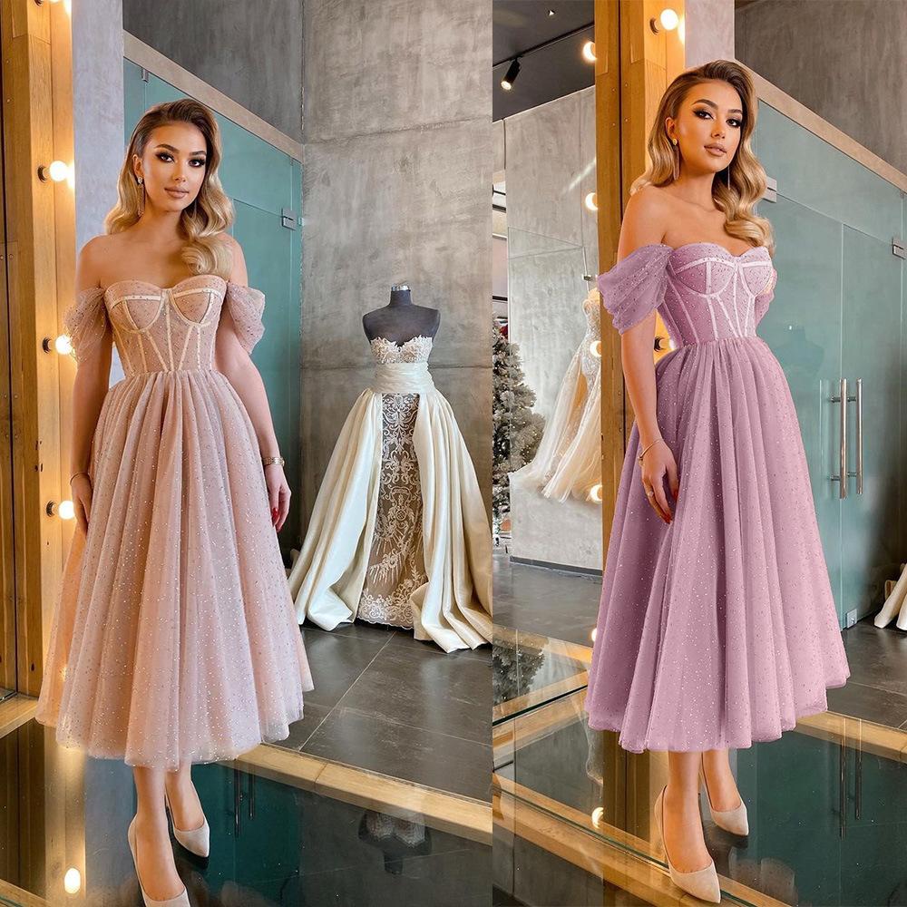 Buy Princess Femininity In The Long Wedding Dress Evening Gown Fashion ...
