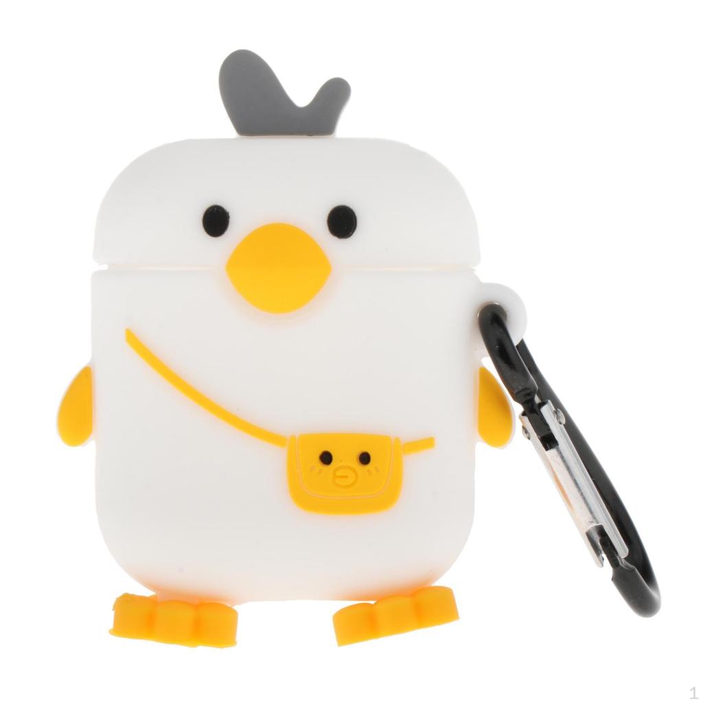 Buy Earbud Case Cartoon Silicone Earphone Cover for Airpods 1&2 Chick ...