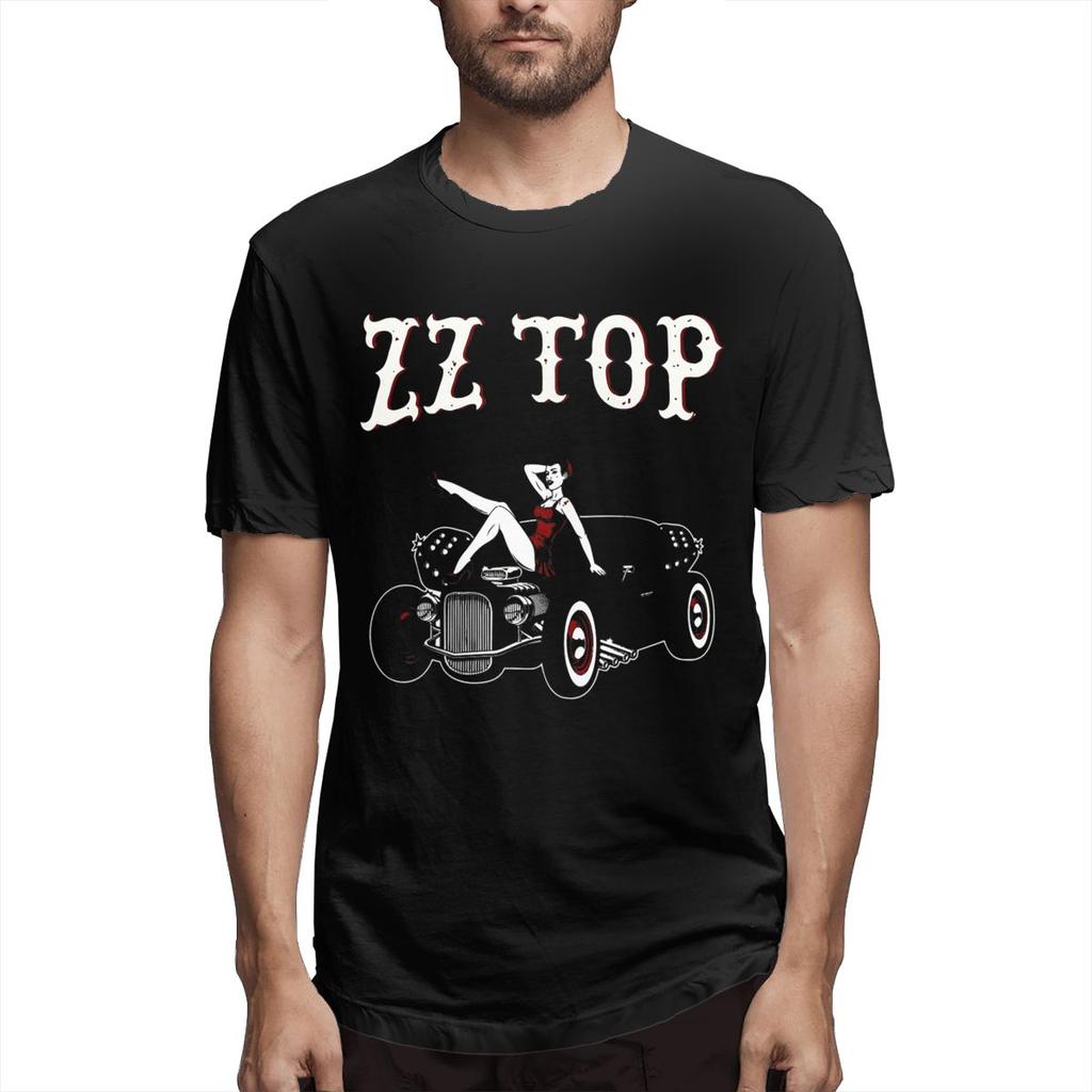Buy The Zz Top American Rock Band Men's T Shirts Casual Tee Shirt Short ...
