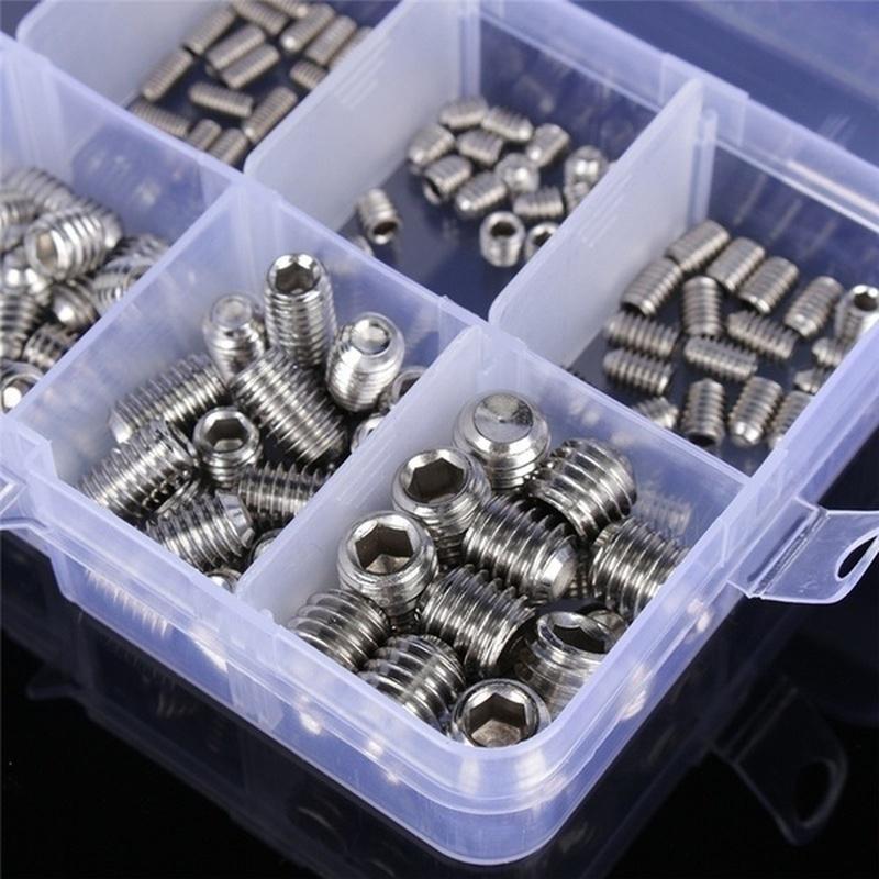 Buy 100PCS Stainless Steel Headless Set Screw Carpenter Small Screw ...