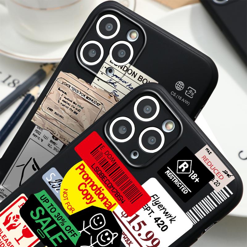 Satın alın Coque black Case for IPhone XR 6 6S 7 8 Plus X Retro Bar ...