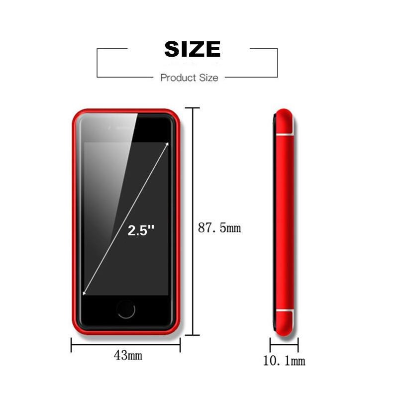 Buy Onlinfat 4G Mini Smartphone 2.5-inch 1+8GB Android 7.1 Dual SIM at ...